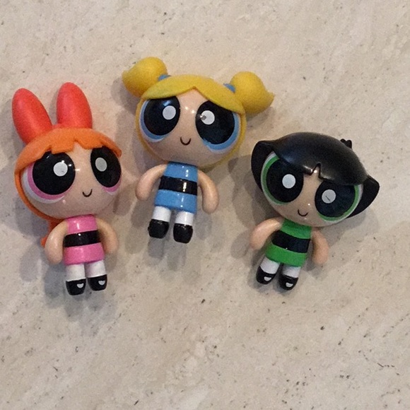 Power Puff Girls | Toys | Power Puff Girls Vintage Toys 3 Toy Figurines ...